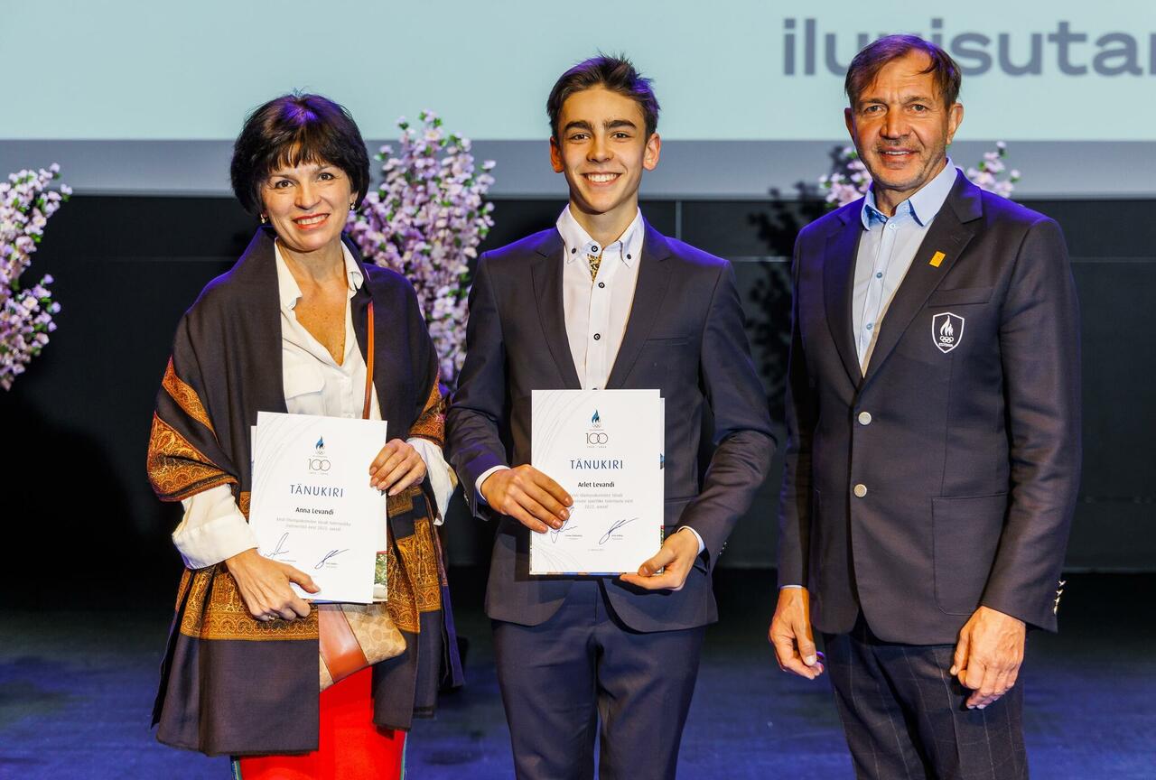 Galerii: Eesti Olümpiakomitee tunnustas 2022. aasta noori medaliste ...